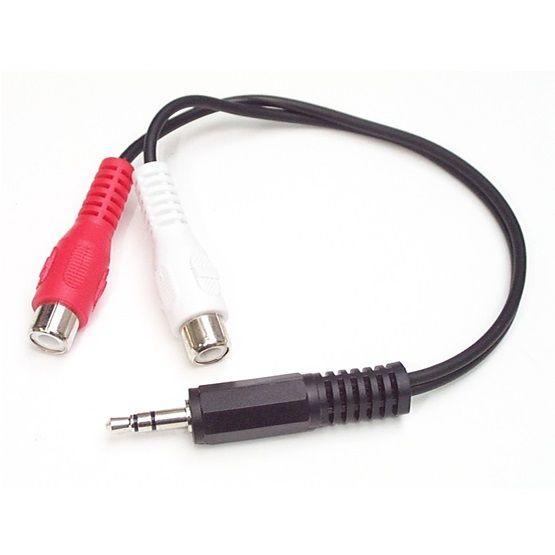 StarTech 3,5mm Jack naar 2x Tulp M/F - MUMFRCA