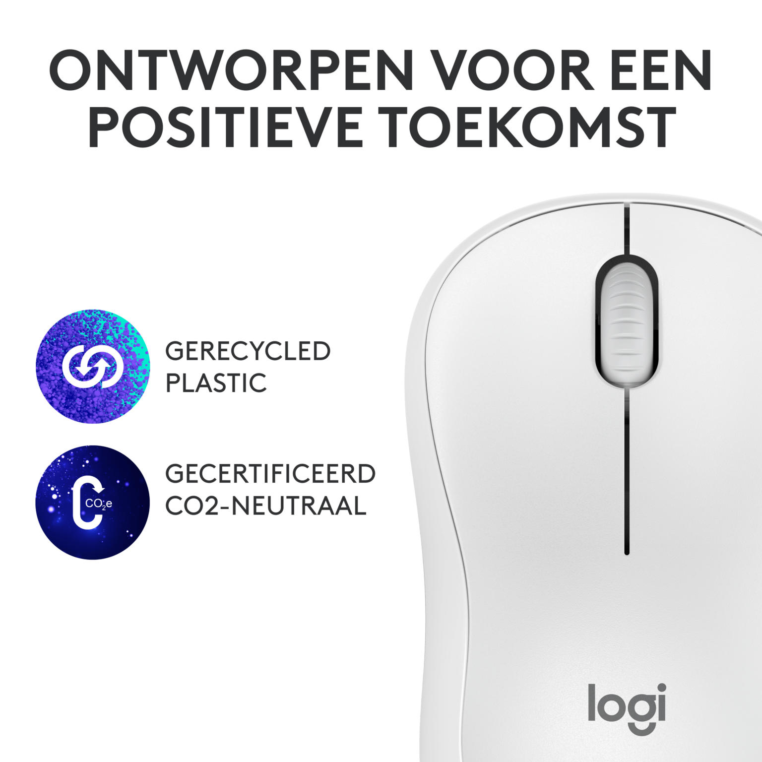 Logitech M240 muis wit - 910-007120